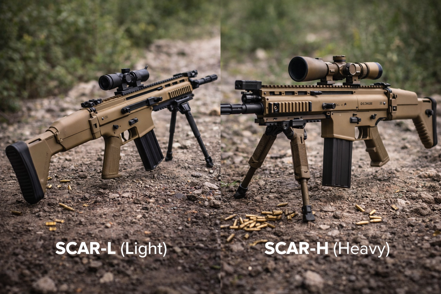 SCAR H vs SCAR L : Quel Fusil FN Herstal Choisir pour l'Airsoft