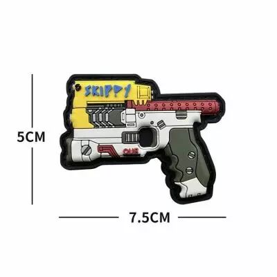 Patch Airsoft velcro CYBERPUNK Q-VERSION PISTOL Delta Armory